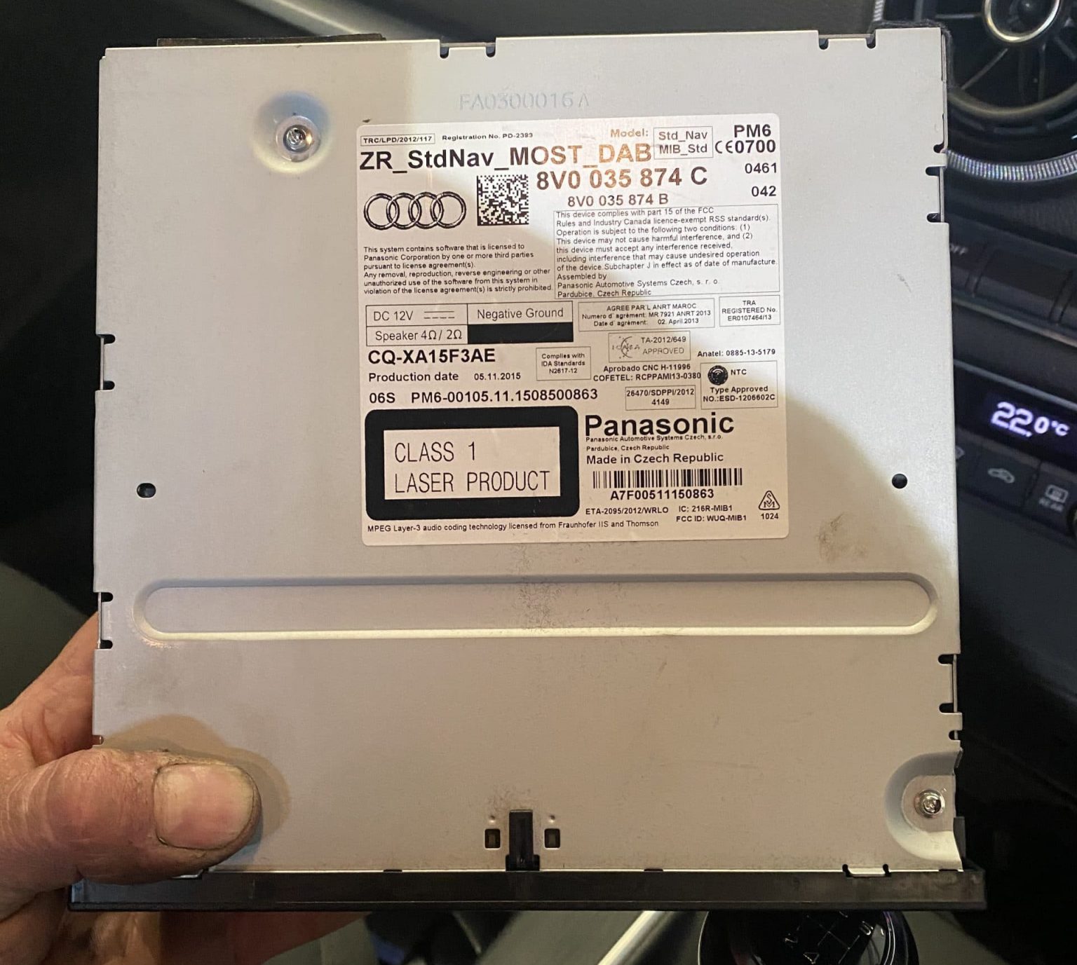 Audi A3 Component Protection Action Multimedia System - Fitch Autos