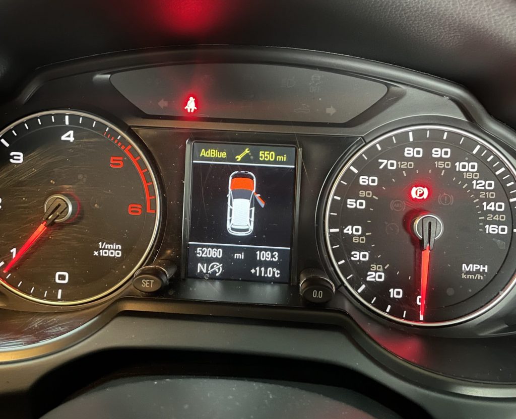 Audi Q5 – AdBlue counter not resetting - Fitch Autos